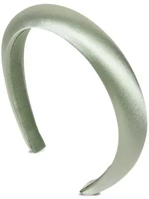 JENNIFER BEHR Tori Satin Headband - Green