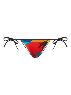 Dsquared2 Graphic-print Bikini Briefs - Orange