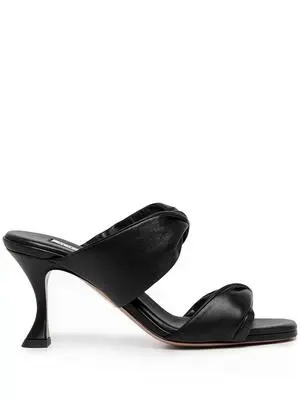 AQUAZZURA Strappy Open-toe Sandals With Twist Detailing - Black