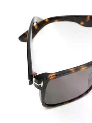 TOM FORD Square-frame Tortoiseshell Sunglasses