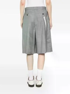 MOOHONG Tailored Shorts With Cutout Detail