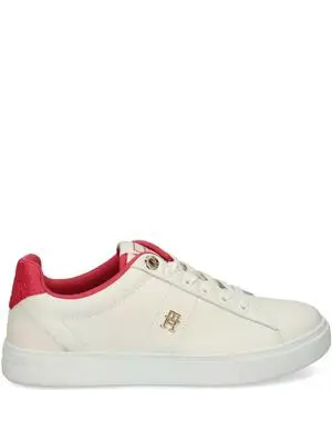 Tommy Hilfiger Leather Sneakers - White