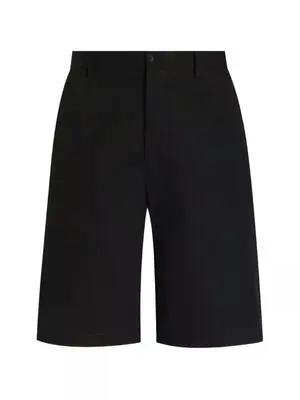 Dolce & Gabbana Embroidered Logo Track Shorts - Black