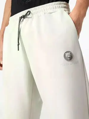 PLEIN SPORT Logo-patch Track Pants - Grey