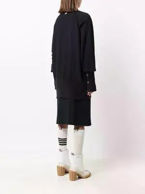 Thom Browne 4-bar Knitted Cardigan