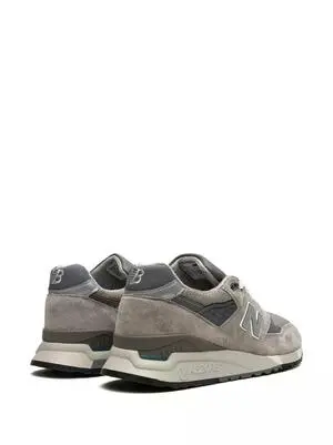 NEW BALANCE 998 Made In Usa Grey/silver Sneakers - Neutrals
