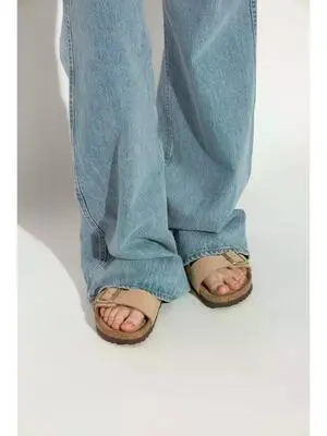 BIRKENSTOCK Arizona Leather Sandals - Neutrals