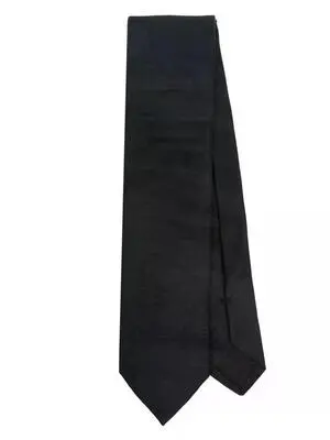 Versace Jacquard Tie - Black