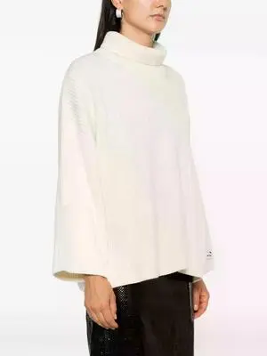 Pinko Burmilla Wool-cashmere Blend Roll Neck Sweater