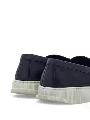 FERRAGAMO Gancini Detail Slip-on Sneakers - Blue