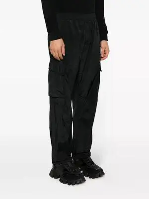 Stone Island Tapered Cargo Trousers - Black