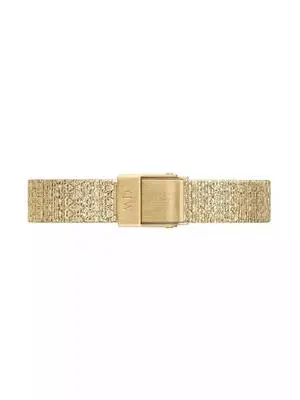 DANIEL WELLINGTON Petite Pressed Studio Lumine 28mm Watch With Mesh Bracelet - Black