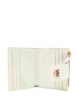Pinko Leather Wallet - White
