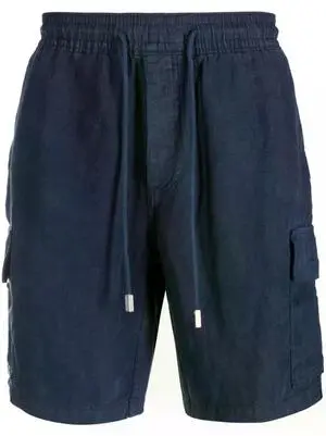 Vilebrequin Linen Cargo Shorts - Blue