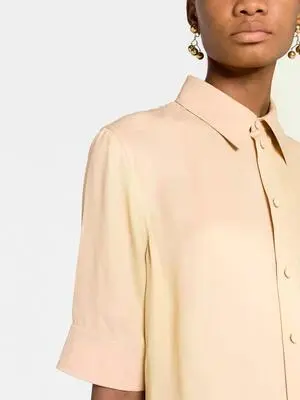 JIL SANDER Short Sleeve Midi Shirtdress