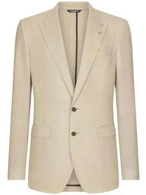 Dolce & Gabbana Taormina Single-breasted Blazer - Neutrals