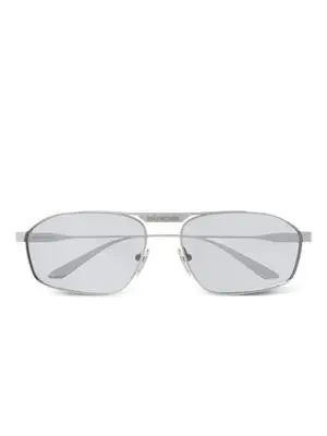 Balenciaga Pilot-frame Sunglasses - Silver