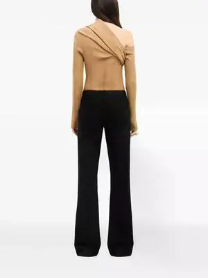 COURREGES Embroidered Ribbed Knit Jumper