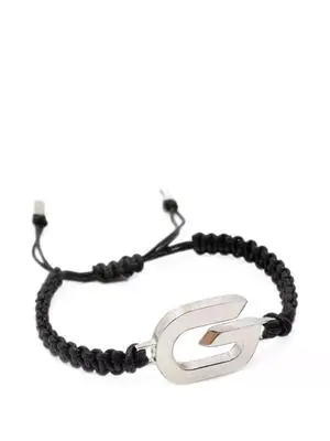 Givenchy Logo Lettering Bracelet - Silver