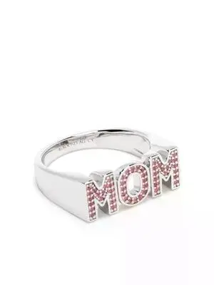 MARIA BLACK Mom Crystal-embellished Ring - Silver