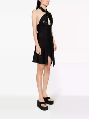 Coperni Racing Halterneck Minidress