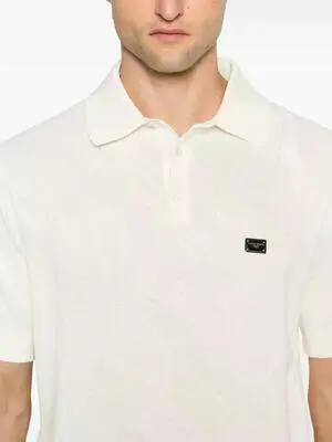 Dolce & Gabbana Logo-plaque Polo Shirt