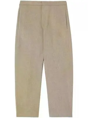 JIL SANDER Virgin Wool Tapered Trousers