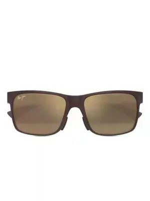 Maui Jim Rectangle Frame Sunglasses - Brown