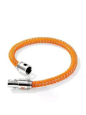 John Hardy Cord Bracelet With Engraved Logo