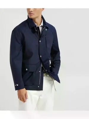 Brunello Cucinelli Raglan-sleeve Field Jacket