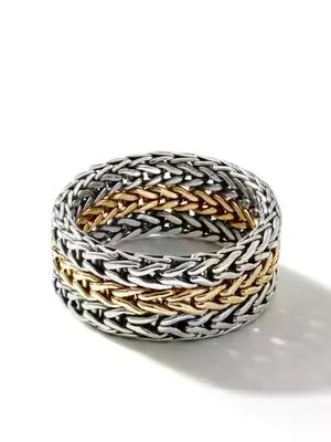 John Hardy 18kt Yellow Gold Classic Chain Ring