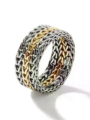 John Hardy 18kt Yellow Gold Classic Chain Ring