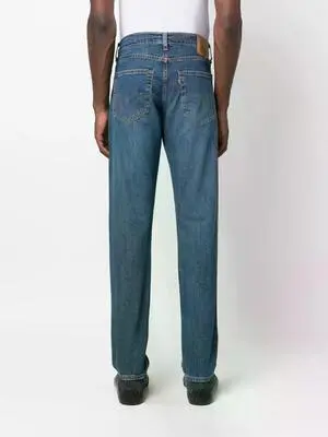 LEVI'S Straight-leg Jeans With Logo Patch - Blue