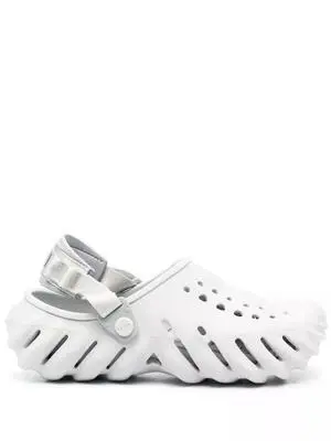 CROCS Cut Out Detail Chunky Sandals - Grey