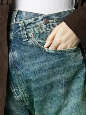 R13 Crossover High-rise Jeans