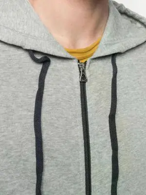 JAMES PERSE Vintage Cotton Zip-front Hoodie