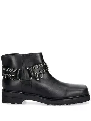 Patrizia Pepe Embellished Square Toe Boots