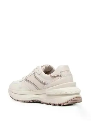 Calvin Klein Panelled Calf Leather Sneakers