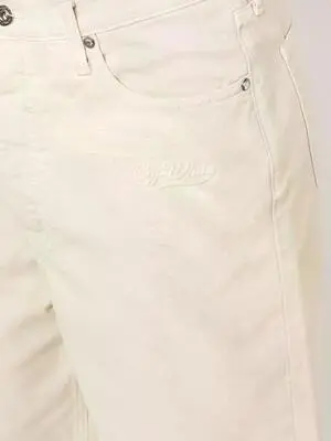 Off-White Canvas Shorts