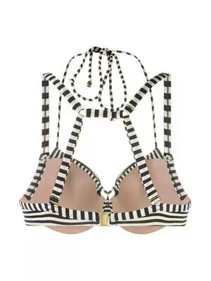 Marlies Dekkers Striped Push-up Bikini Top With Racerback Detail