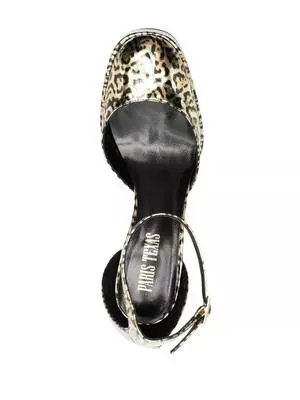 Paris Texas Leopard-print Patent Leather Pumps