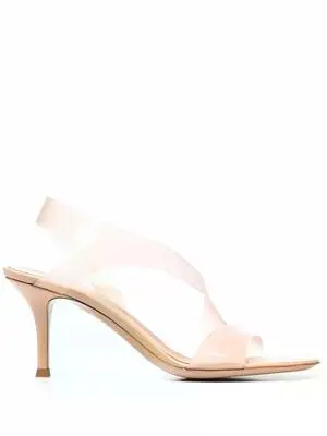 GIANVITO ROSSI Metropolis 70mm Stiletto Sandals - Neutrals