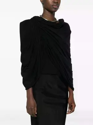 Rick Owens Draped Cotton Top