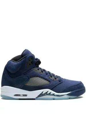 JORDAN Air 5 Georgetown High Top Sneakers - Blue