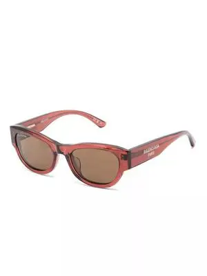 Balenciaga Square-frame Sunglasses - Brown