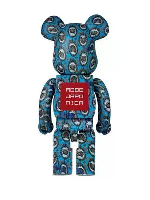 MEDICOM TOY X Robe Japonica Mirror Be@rbrick 1000% Figure - Blue