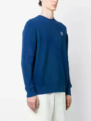 Maison Kitsuné Logo Patch Knit Jumper