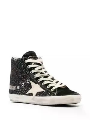 GOLDEN GOOSE Francy Penstar High-top Sneakers - Black