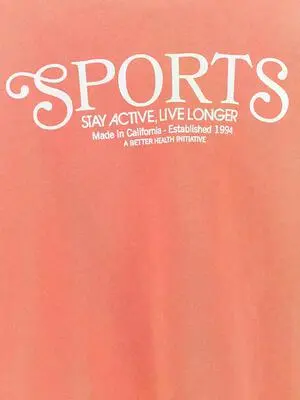 SPORTY & RICH Sports Crewneck Sweatshirt