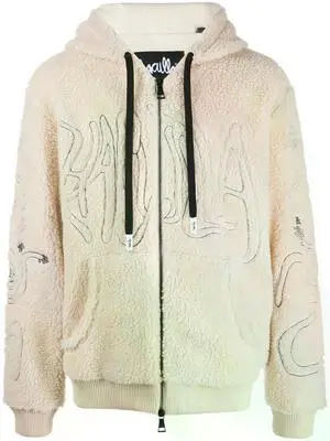 HACULLA. Faux-shearling Zip-up Hoodie - Neutrals